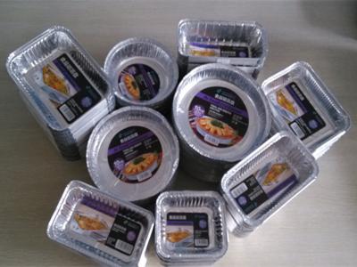 Cina imballaggio per alimenti di forma 1.4L di alluminio del dei vassoi differenti del servizio per il Takeaway dell'hotel in vendita