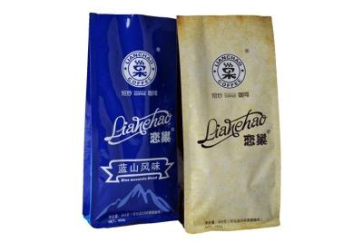 Cina Il sacchetto del fondo piatto del caffè amichevole di Eco/risigillabili d'imballaggio sta sui sacchetti in vendita