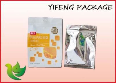 Cina Sacchetto sigillato fondo piatto di imballaggio flessibile dell'alimento della borsa del quadrato con la chiusura lampo in vendita