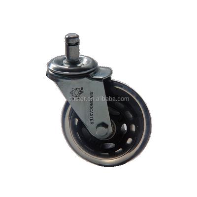 Cina Hot Selling Office Chair 3 Inch PU Chair Wheels With Replaceable Universal Wheels And Rubber Casters in vendita
