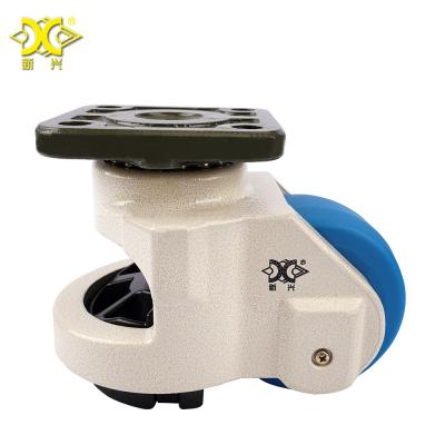Cina Auto Equipments 4 Inch Heavy Duty Nylon Swivel 1500KG Adjustable Footmaster Height Leveling Casters in vendita