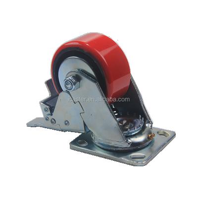 Cina Industrial Conveyor Trolley Swivel Rod Light Duty Casters With Brake Caster Wheels in vendita