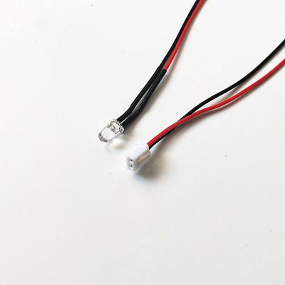 China LED Diodo luminoso parpadeante Arnés de alambre de luz para electrónica OEM ODM conector ZH PH en venta