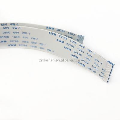 China Computer 12 Pin 0,5 mm Draadkabel Assemblage ODM AWM 20706 105C 60V FFC Kabel Rohs Compliant Te koop