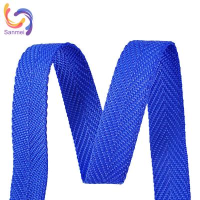China Eco-Friendly Reusable Soft Comfortable Herringbone Pattern Garment Bag PP Webbing Strap Tape Made of Polypropylene for sale