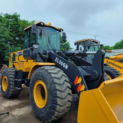 5 Tons XCMGZL50GN Used Compact Wheel Loader Rated Load Capacity 5500kg