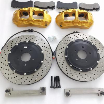 Cina 6 disco del calibro 380*34mm del freno dell'oro dei vasi per Nissan R35 GTR in vendita