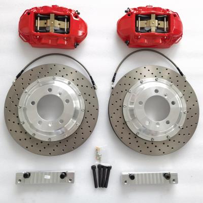Cina Il freno Kit Brembo GT4 355*28mm del vaso del metallo 4 ha perforato per la parte posteriore di Porsche 987 in vendita