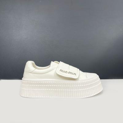 Cina Donne casual canvas moda scarpe alte semplici comfort suola bianca di gomma in vendita