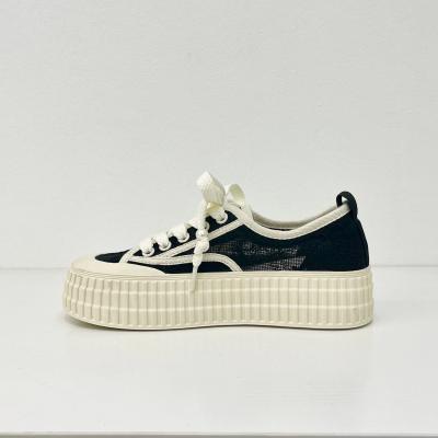 Cina Calzature da canvas in PU Mid Top Donna Espadrilles Calzature da canvas per donna in vendita