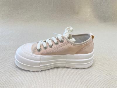 China Espadrillas rosadas para mujeres con parte superior de malla transpirable y parte superior alta de cordones en venta