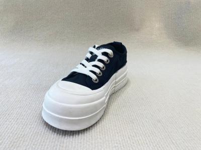 Cina Donne Espadrillo Nero e Bianco Testa Rotonda Espadrillo Bianco e Nero Fondo Spesso in vendita