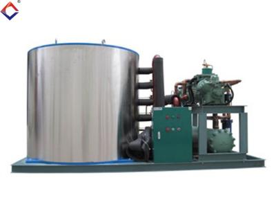 Cina Frutti di mare industriali della macchina per ghiaccio del fiocco del bordo che tengono la macchina di fabbricazione di ghiaccio in vendita