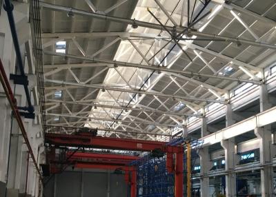 중국 직경 2.4m-7.3m Al Mg 블레이드 산업 천장 팬 실내 코트 스포츠 공간 판매용