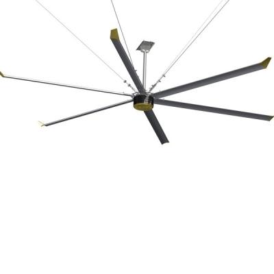 중국 0.6KW 냉각 기능 에너지 4.2M PMSM HVLS 천장 팬 레스토랑 및 음식 법정 센터 냉각 배수 판매용