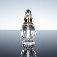 Quality 3ml / 6ml / 12ml Crystal Glass Perfume Bottle Customized Arabia Style UV Polished Decoration Gift for sale