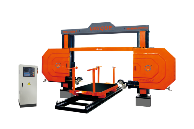 CNC Diamond Wire Saw Machine cutting stone column