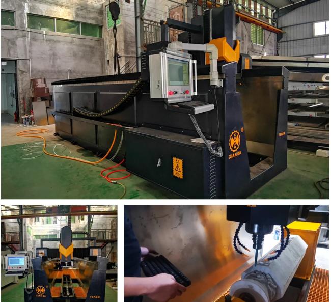 CNC Stone Router close-up view