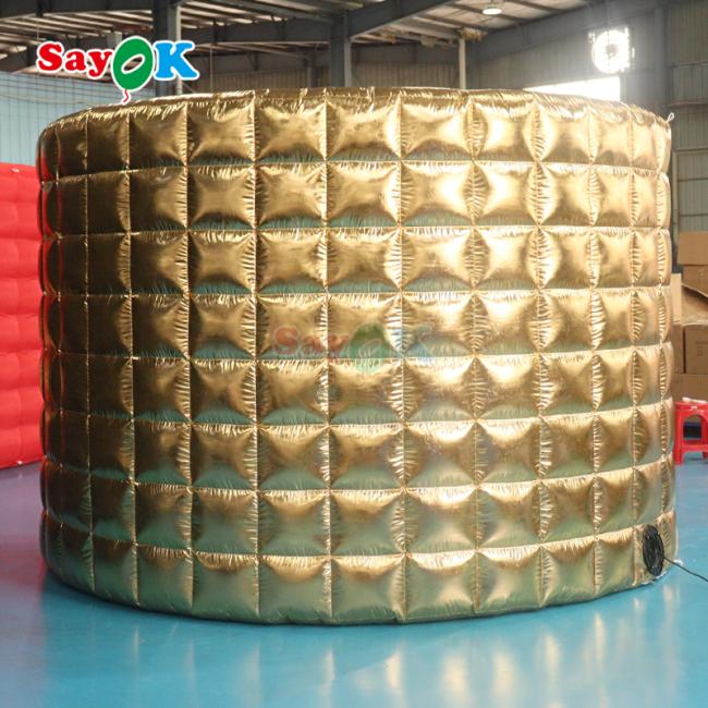 Inflatable photobooth enclosure details