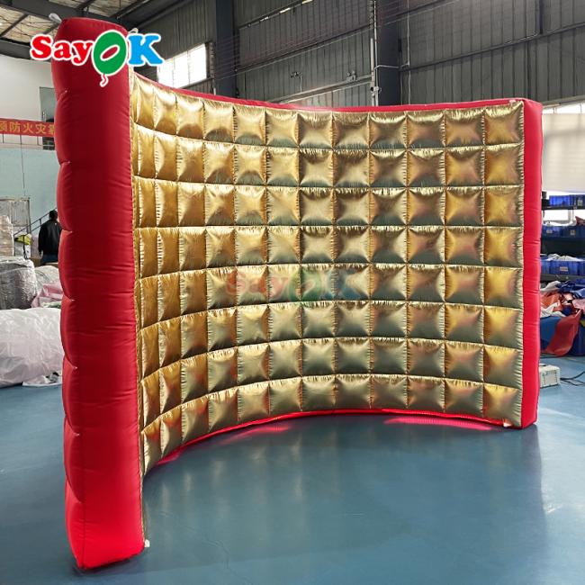 Inflatable photo booth at wedding