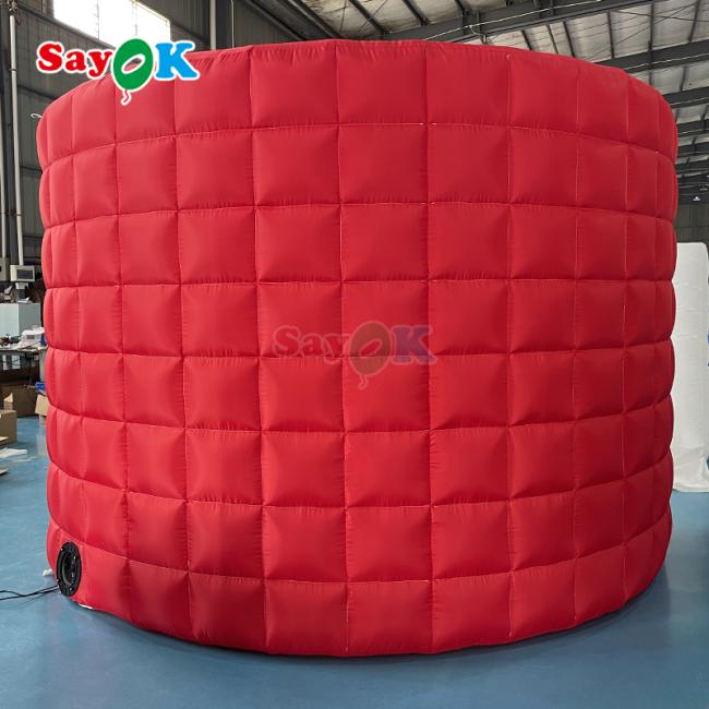 Inflatable photo booth with custom design