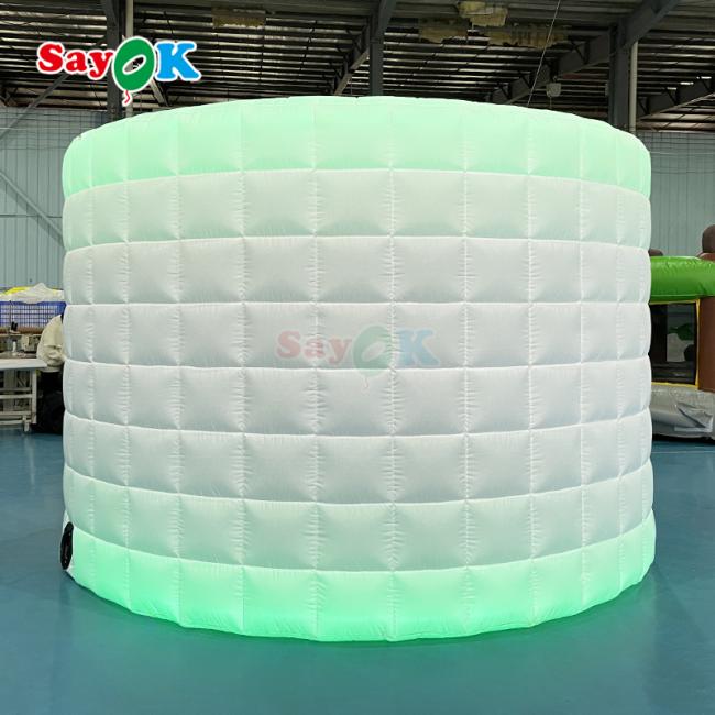 Custom inflatable photobooth enclosure