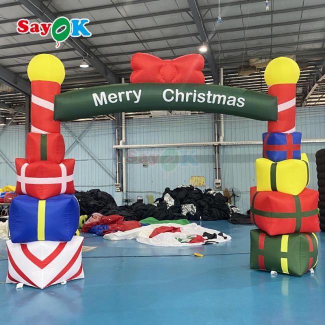christmas inflatable arch