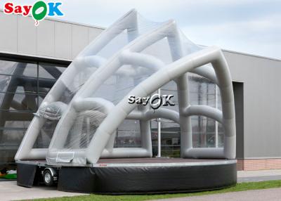 China Inflatable Outdoor Tent Custom Large Flexible Inflatable Stage Tent Blow Up Podium Tent for sale