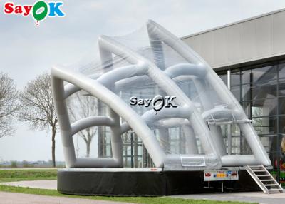 China Inflatable Outdoor Tent Custom Large Flexible Inflatable Stage Tent Blow Up Podium Tent for sale