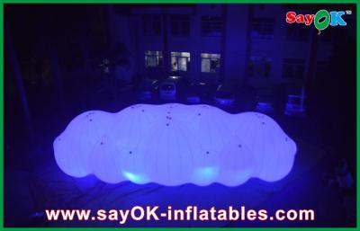 Cina nuvola gonfiabile gigante lunga dell'elio del pallone LED di 12m con con il PVC di 0.2mm per l'evento in vendita