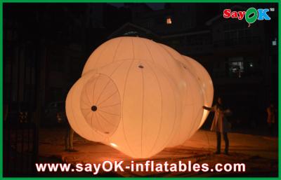 Cina nuvola gonfiabile gigante lunga dell'elio del pallone LED di 12m con con il PVC di 0.2mm per l'evento in vendita