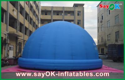 China Barraca de ensino 3.2M da astronomia inflável azul do planetário para uma observação de 360 graus à venda