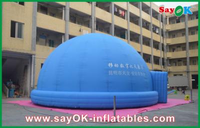 China Barraca de ensino 3.2M da astronomia inflável azul do planetário para uma observação de 360 graus à venda