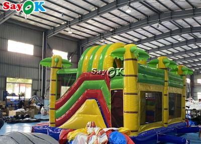 Chine Glissière de rebondissement gonflable de Chambre de château de thème de crocodile pour des enfants multifonctionnels à vendre