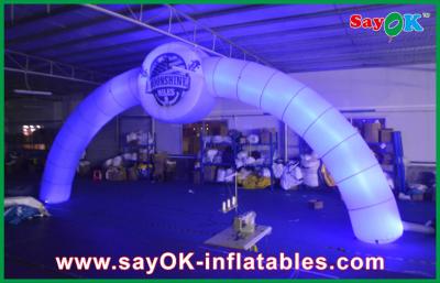 Cina L'arco/arco gonfiabili dell'arrivo dell'arco arancio di pubblicità ha condotto l'arco 3X6m in vendita