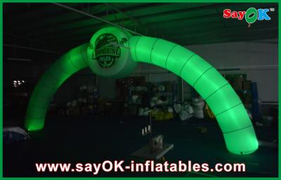 Cina L'arco/arco gonfiabili dell'arrivo dell'arco arancio di pubblicità ha condotto l'arco 3X6m in vendita