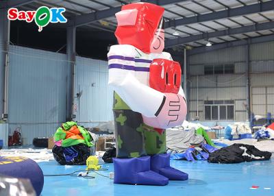 中国 4.5mの膨脹可能な漫画のキャラクターの屋内および屋外の装飾のための巨大で膨脹可能なマスコット モデル 販売のため