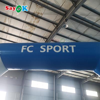 Cina 3x2.5m Arco Gonfiabile Inizio Finitura Arco Gonfiabile Ingresso Arco Blu E Bianco in vendita