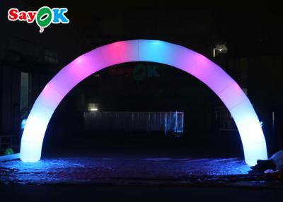 중국 PVC 부풀게할 수 있는 아치 밑의 통로 문 장식 산타는 실내인 LED 라이트 한계 지분 야드 잔디 옥외테라스에서 설립되었습니다 판매용