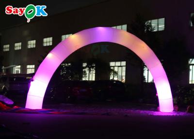 중국 PVC 부풀게할 수 있는 아치 밑의 통로 문 장식 산타는 실내인 LED 라이트 한계 지분 야드 잔디 옥외테라스에서 설립되었습니다 판매용
