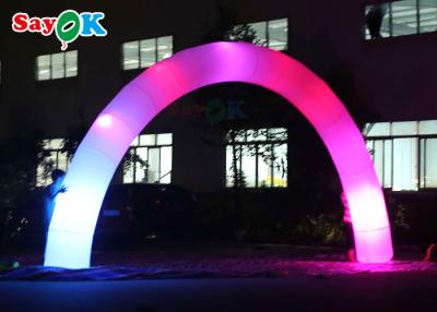 중국 PVC 부풀게할 수 있는 아치 밑의 통로 문 장식 산타는 실내인 LED 라이트 한계 지분 야드 잔디 옥외테라스에서 설립되었습니다 판매용