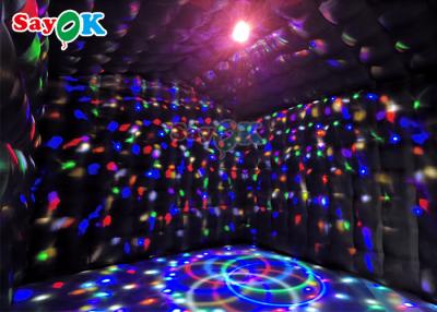 Cina Tenda gonfiabile del cubo della tela cerata con la tenda gonfiabile principale della festa nuziale delle luci in vendita