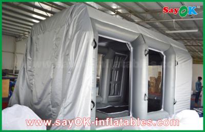 China Cabina de espray inflable del PVC de los productos inflables de encargo grises gigantes para el coche en venta