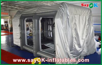 China Cabina de espray inflable del PVC de los productos inflables de encargo grises gigantes para el coche en venta