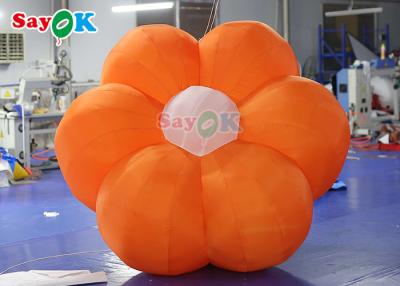 Cina fiori gonfiabili di abitudine del tessuto di 2m Oxford con la luce del LED in vendita