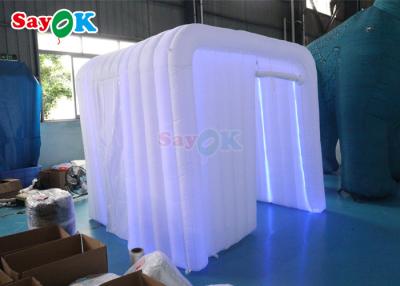 Cina Gonfiabile Club Portable 360 Lighted Photo Booth Enclosure Cubo Gonfiabile Sfondo in vendita