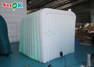 Cina Gonfiabile Club Portable 360 Lighted Photo Booth Enclosure Cubo Gonfiabile Sfondo in vendita