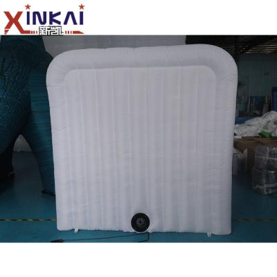 Cina Gonfiabile Club Portable 360 Lighted Photo Booth Enclosure Cubo Gonfiabile Sfondo in vendita