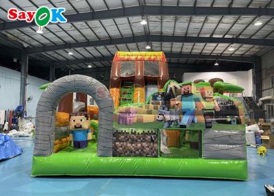 Cina 21.3FT Inflatabile Bouncy Castle Slide Kids Slide Bouncer House For Indoor in vendita