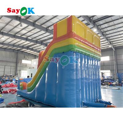 중국 야외 펌프 슬라이드 단순 PVC 펌프 펌퍼 슬라이드 폭발 상용 슬라이드 판매용